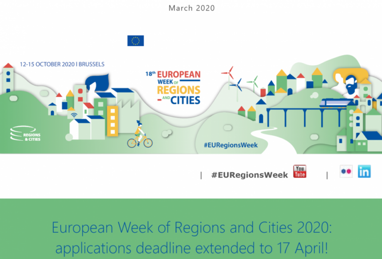 European Week of Regions and Cities 2020: applications deadline ...